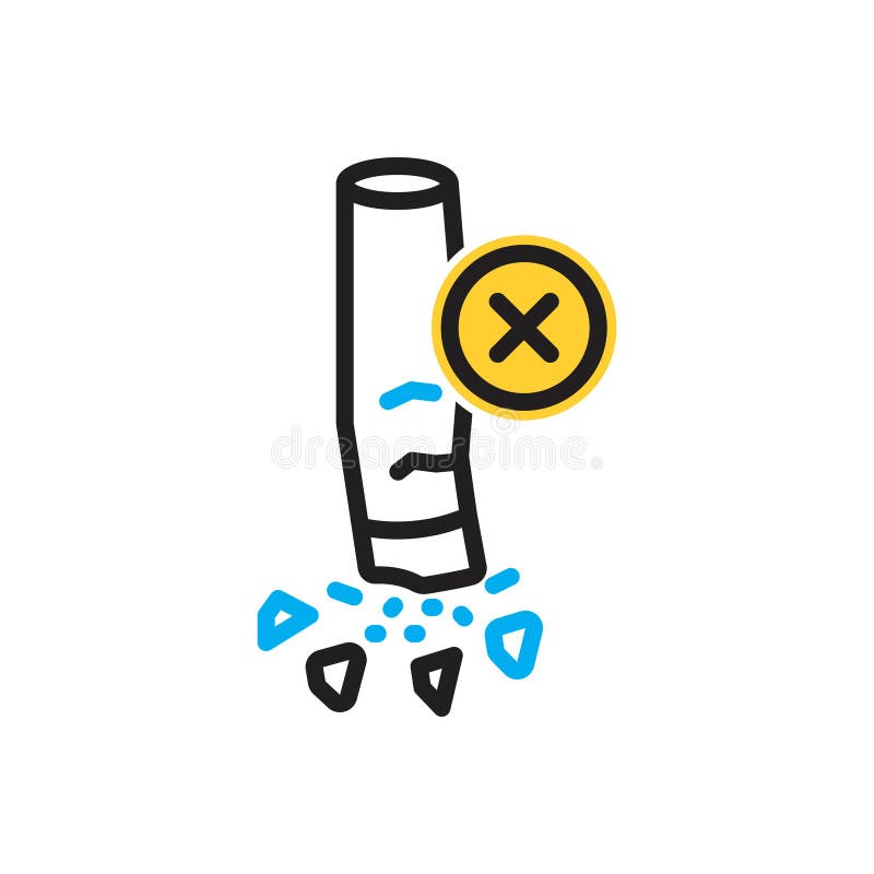 Multi Color Icon for Quite, Completely and Close Stock Illustration ...