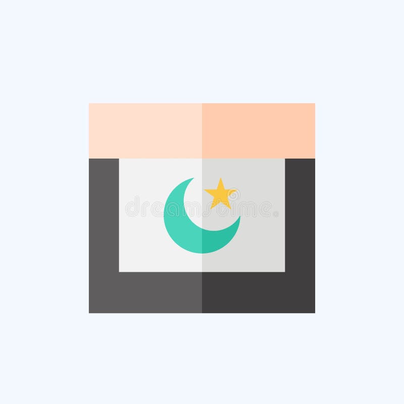 Icon Ramada. Related To Ramadan Symbol. Flat Style. Simple Design ...