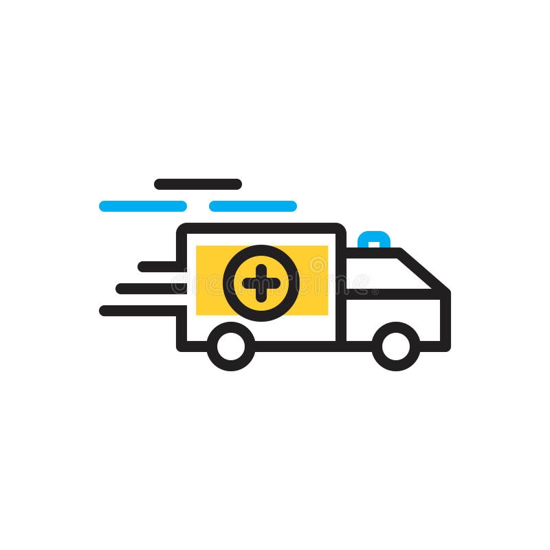 Multi Color Icon for Rapidly, Expeditiously and Fast Stock Illustration ...