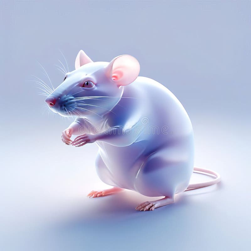 Icon of Rat, Glossy Glass Style Stock Illustration - Illustration of ...