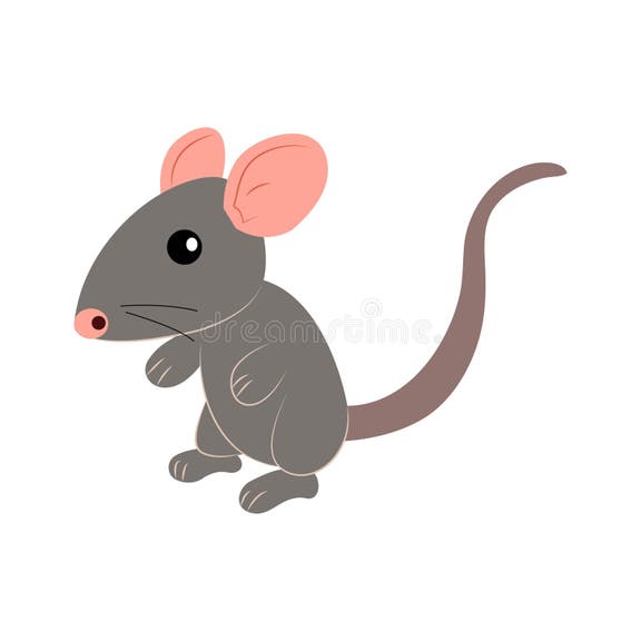 Color Icon for Rat, Rodent and Cute Stock Vector - Illustration of ...
