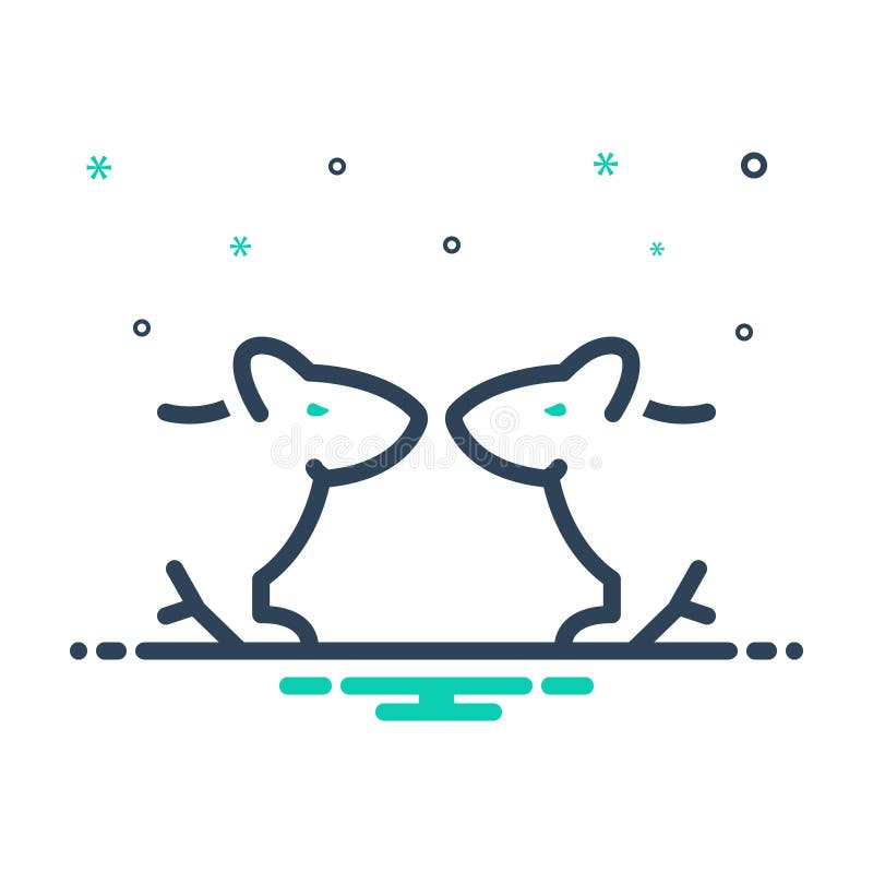 Mix Icon for Rats, Mouse and Mice Stock Vector - Illustration of sign ...