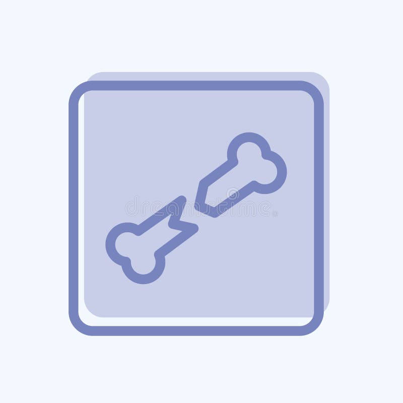 Icon X Ray. Suitable for Education Symbol. Two Tone Style. Simple ...