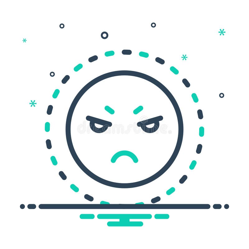 Mix Icon for Reaction, Response and Attitude Stock Vector ...