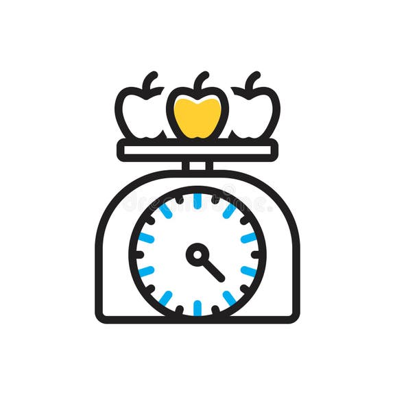 Multi Color Icon for Read Scale, Scale and Reading Stock Vector ...