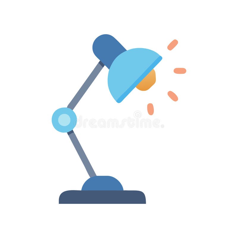 Icon for Reading Lamps and Light Stock Vector - Illustration of light ...