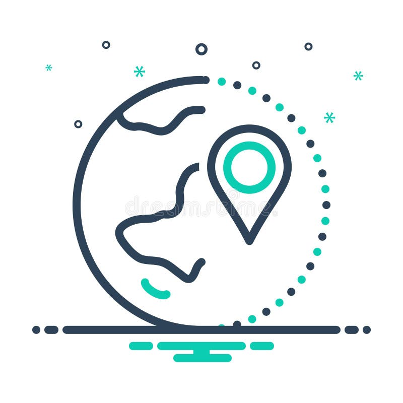 Mix Icon for Realm, Field and Region Stock Vector - Illustration of ...