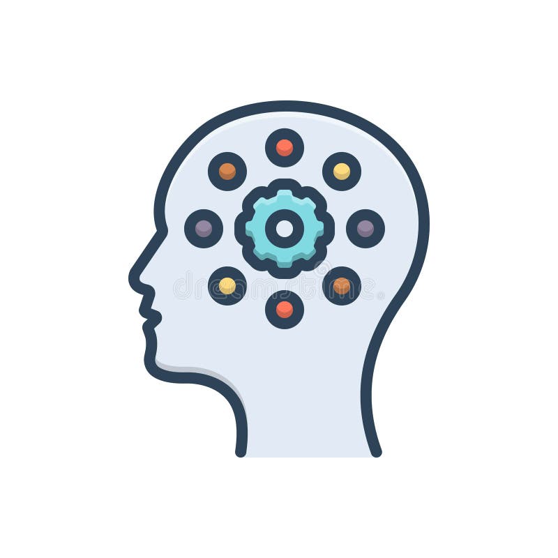 Color Illustration Icon for Reasoning, Inference and Sophism Stock ...