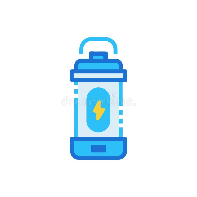 Icon of Rechargeable Lantern for Emergency Use Stock Illustration ...