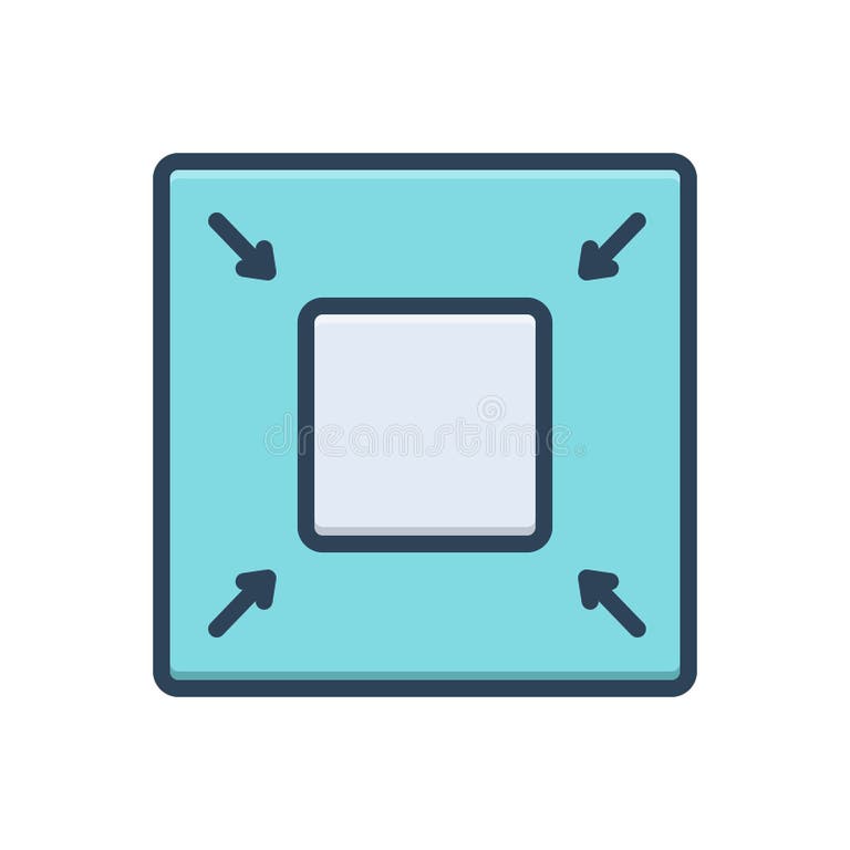 Color Illustration Icon for Reduce, Lesson and Compress Stock Vector - Illustration of lower ...