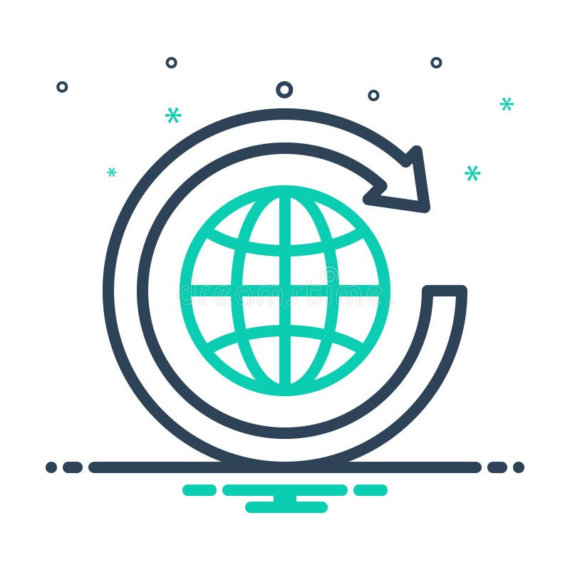 Mix Icon for Refresh, Recommence and Restart Stock Vector ...