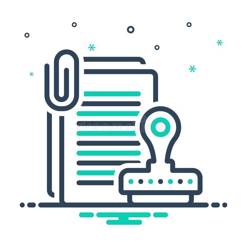 Mix Icon for Regulatory, Managerial and Document Stock Vector ...