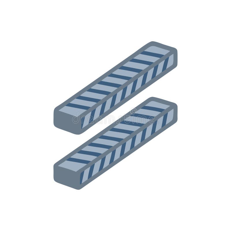 Icon of Reinforced Steel Bar for Structures Stock Illustration ...