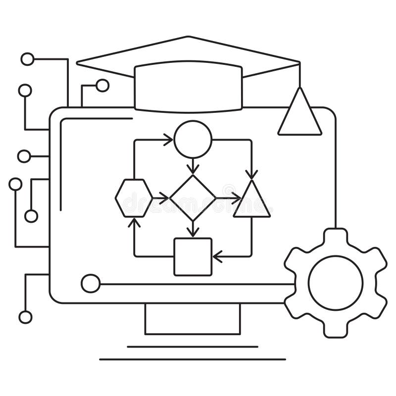 Icon of Reinforcement Learning in Artificial Intelligence Stock Vector ...