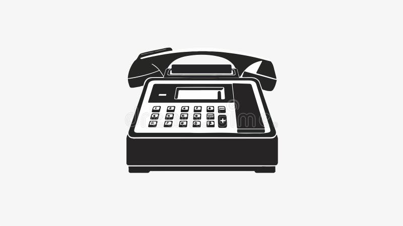 Modern Fax Machine Icon Communicating Innovation Connectivity Business ...