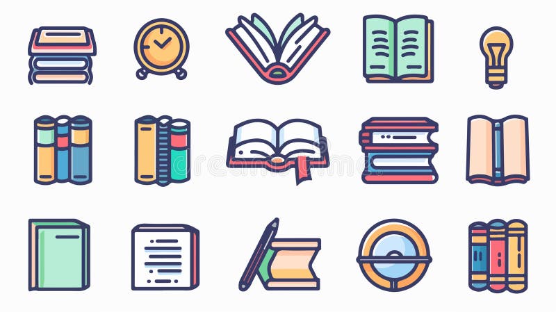 Professional Knowledge Book Icon for Assessment Concept Stock Vector ...