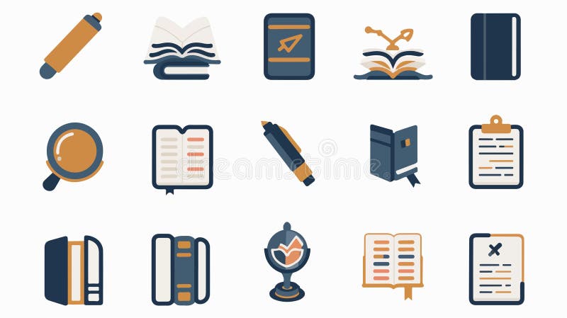 Professional Knowledge Book Icon for Assessment Concept Stock Vector ...