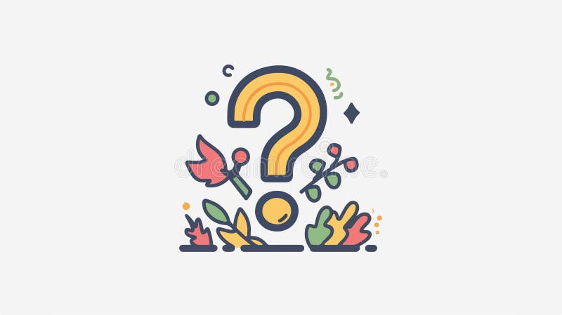 Question Mark Icon for Assessment Purposes Stock Vector - Illustration ...