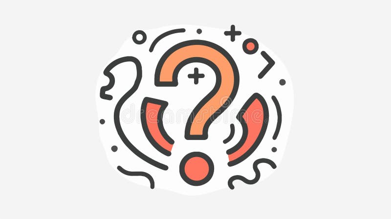 Question Mark Icon for Assessment Purposes Stock Vector - Illustration ...