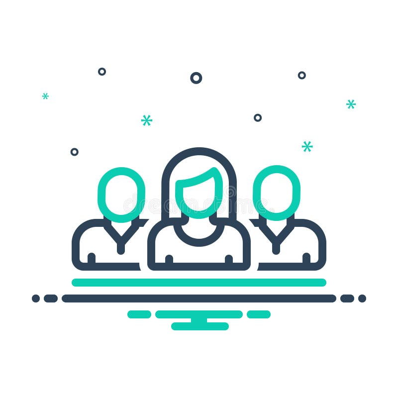 Mix Icon for Relative, Family and Gathering Stock Vector - Illustration ...