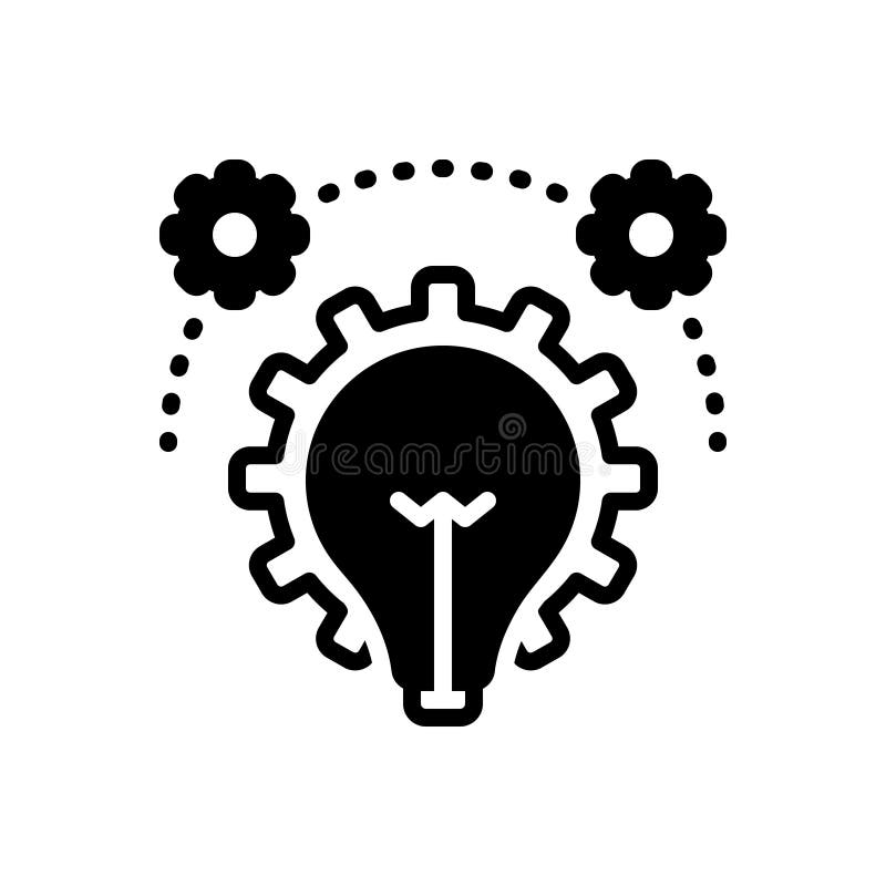 Black Solid Icon for Relevant, Admissible and Applicable Stock Vector ...