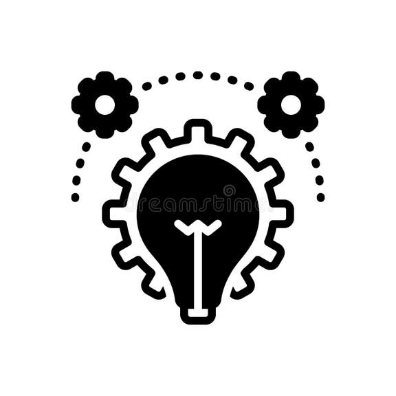 Black Solid Icon for Relevant, Admissible and Applicable Stock Vector ...