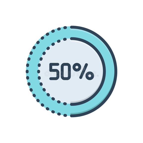 Color Illustration Icon for Remaining, Remanent and Stopping Stock ...