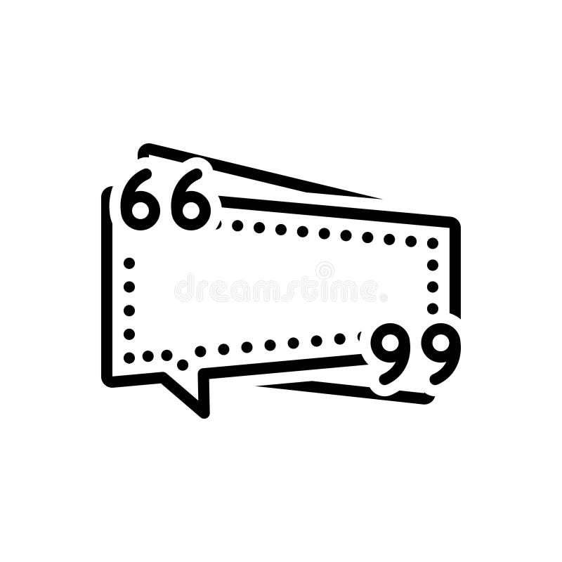 Black Line Icon for Remark, Banner and Label Stock Vector ...