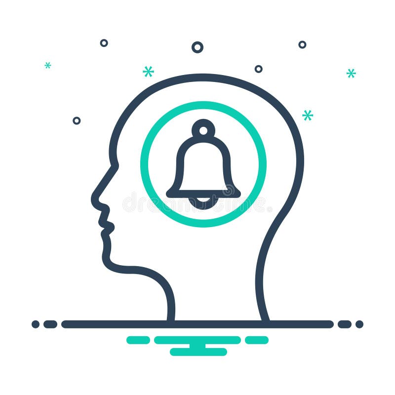 Mix Icon for Remember, Memory and Flashback Stock Vector - Illustration ...