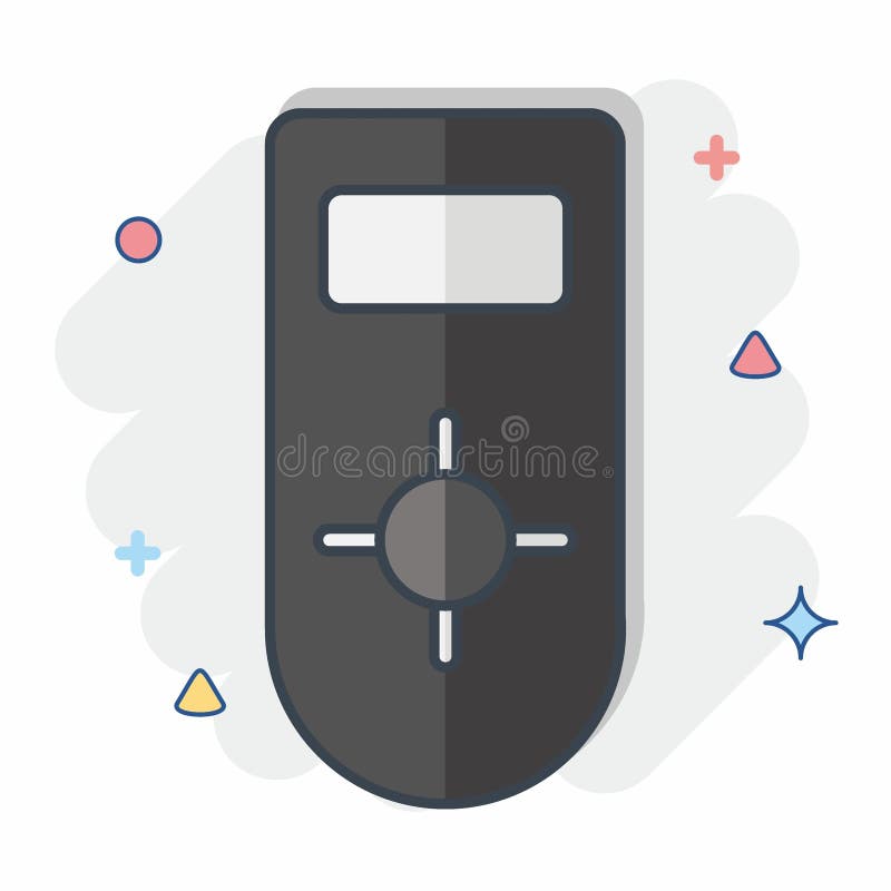 Icon Remote Control 2. Related To Air Conditioning Symbol. Comic Style ...