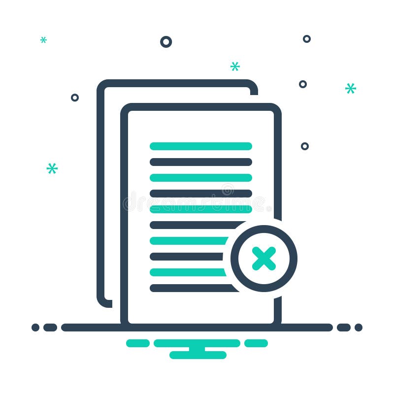 Mix Icon for Remove, Recapture and Delete Stock Vector - Illustration ...