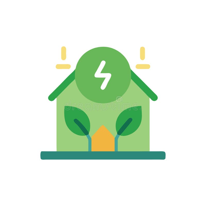 Icon for Renewable Energy Sources Stock Illustration - Illustration of ...