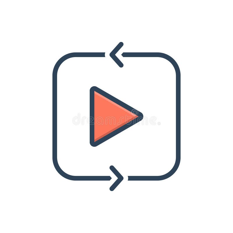 Play Again Icon Stock Illustrations – 229 Play Again Icon Stock ...