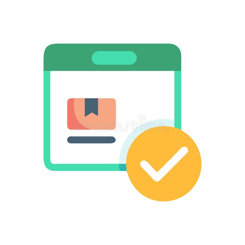 Confirm Order Design Icon for Transactions Stock Illustration ...