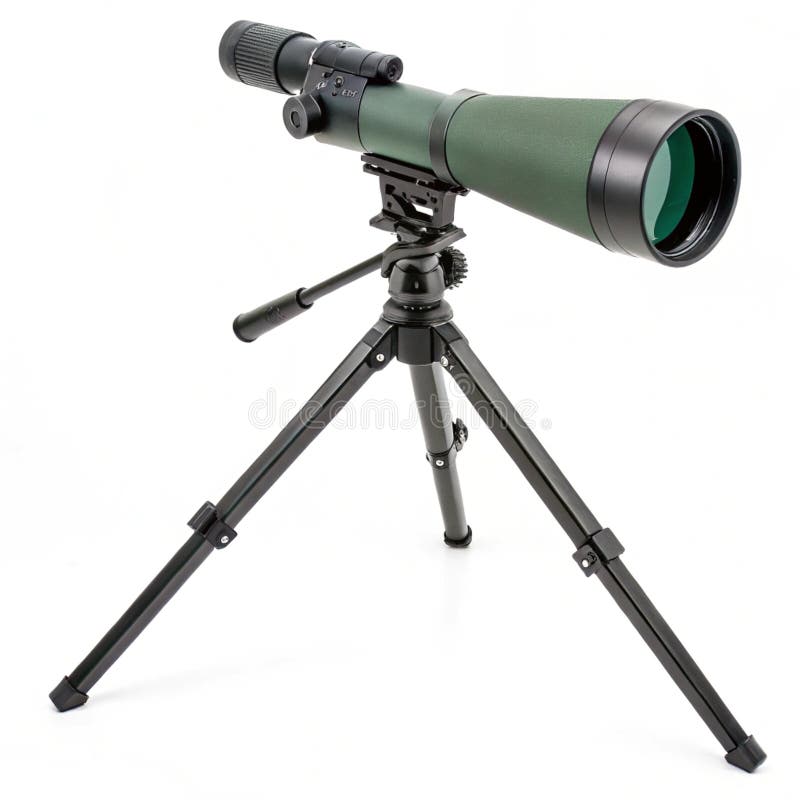 Observation on White Background Stock Illustration - Illustration of ...