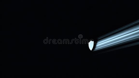 Icon Representing Anonymous Browsing with VPN Trail on a Dark ...