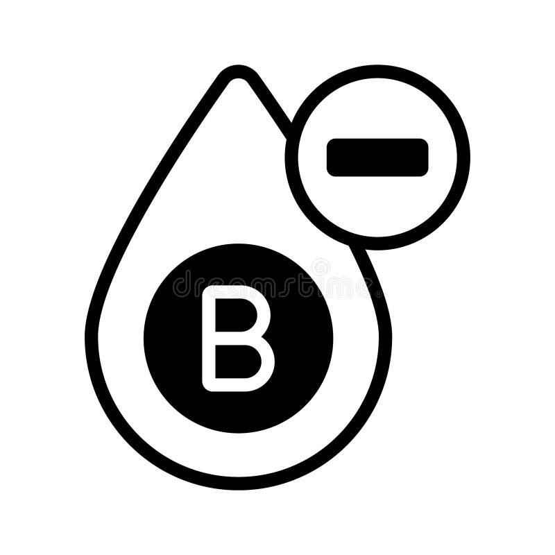 B Negative stock illustration. Illustration of negative - 332693932