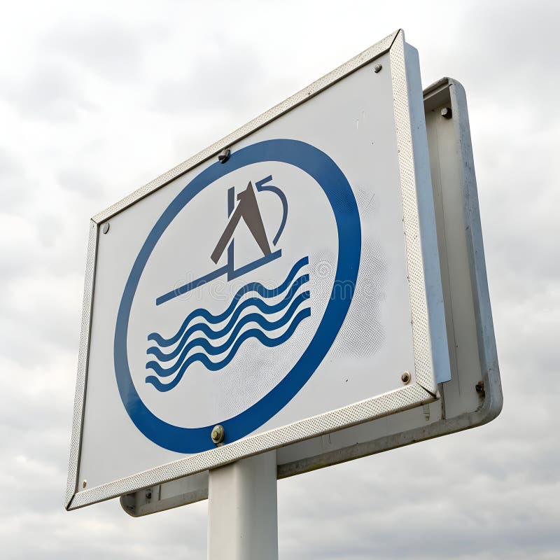 Blowing Wind Sign Isolated on White Background Stock Illustration ...