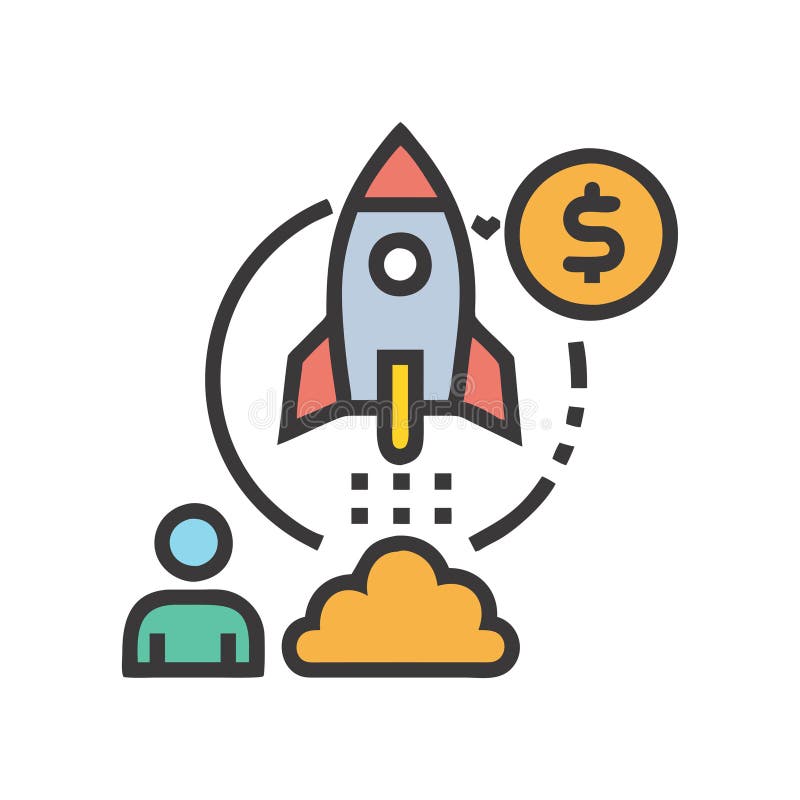 Business Accelerator Icon stock vector. Illustration of ...