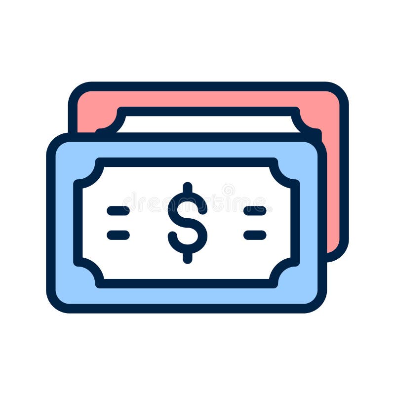 Icon Representing Cash for in Store Payments Stock Illustration ...