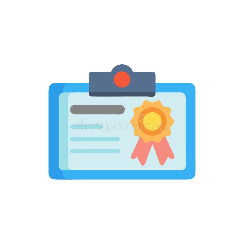 Course Completion Badge Icon for Achievements Stock Photo ...