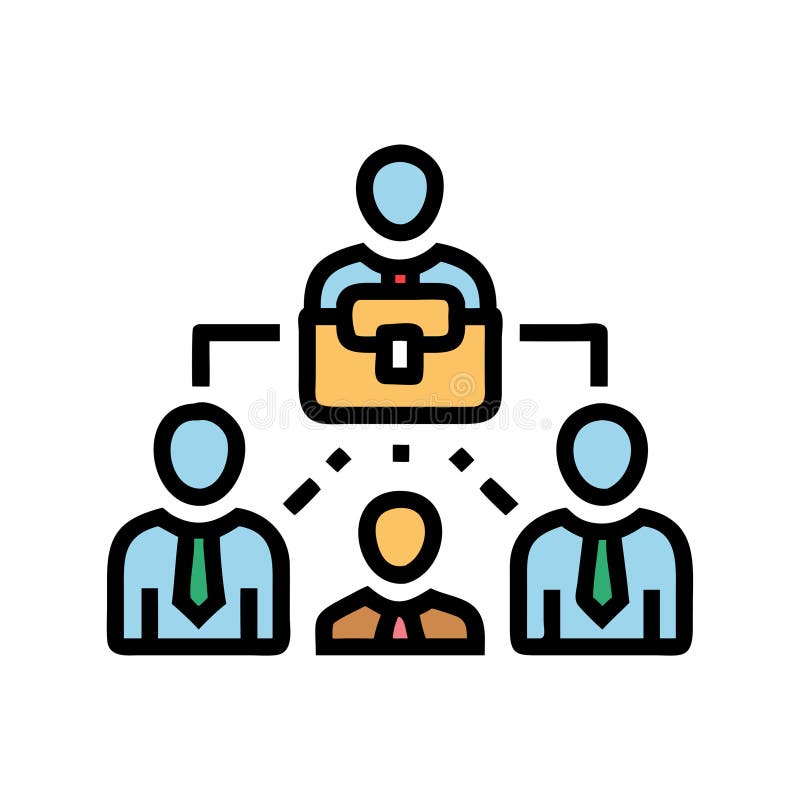 Business Delegation Icon stock vector. Illustration of graph - 352795319