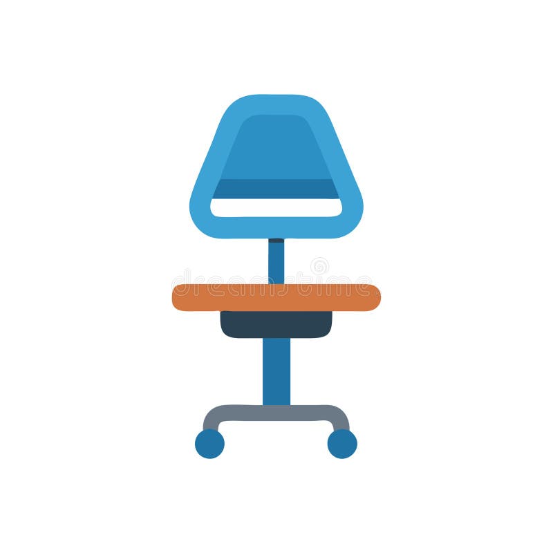 Ergonomic Adjustable Chair Icon Stock Vector - Illustration of vector ...