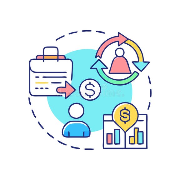 Business Rebranding Icon stock vector. Illustration of insights - 352796536