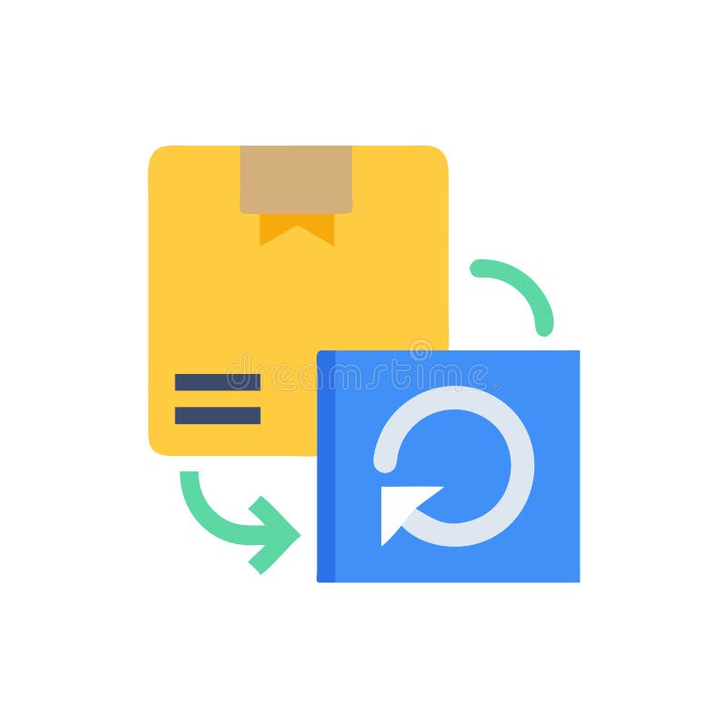 Product Return Icon for Customer Service Stock Vector - Illustration of ...