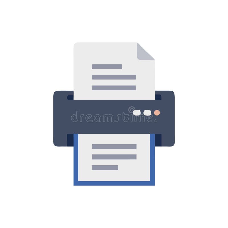 Receipt Printer Icon Stock Illustrations – 303 Receipt Printer Icon ...