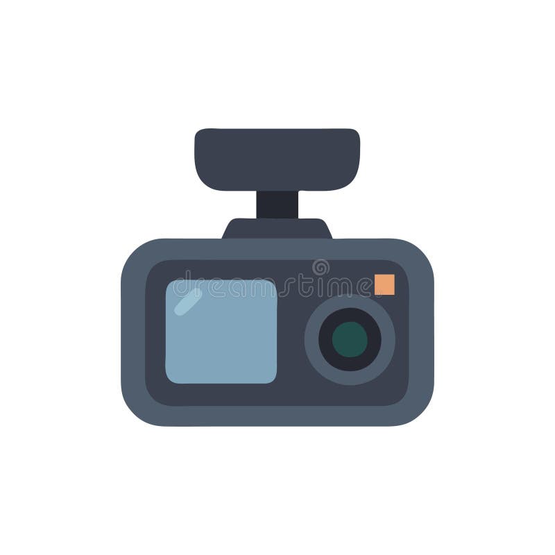 Reliable Dash Cam Icon for Safety Recording Stock Illustration ...