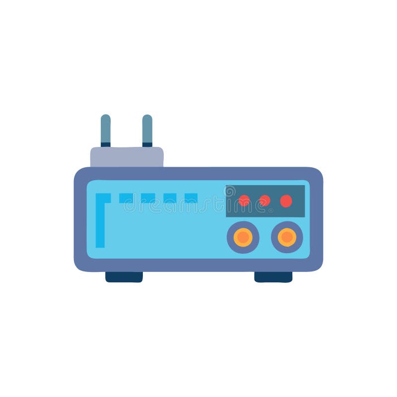 Reliable Digital Cable Box Icon for Home Use Stock Illustration ...