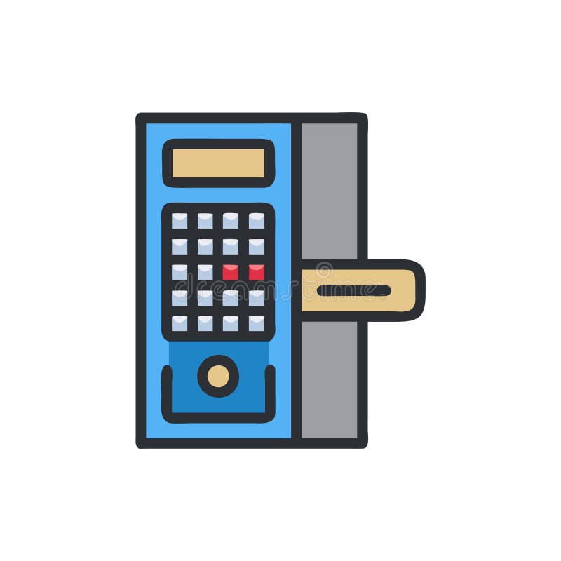 Reliable Door Access Controller Icon for Safety Stock Photo ...