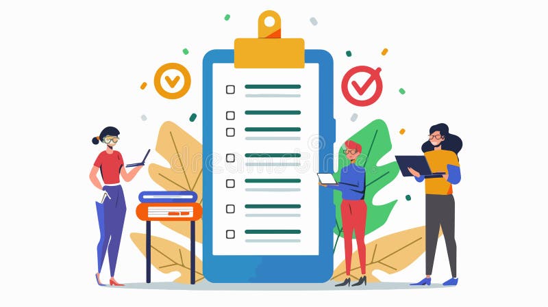 Professional Review Checklist Icon for Feedback-Driven Designs Stock ...